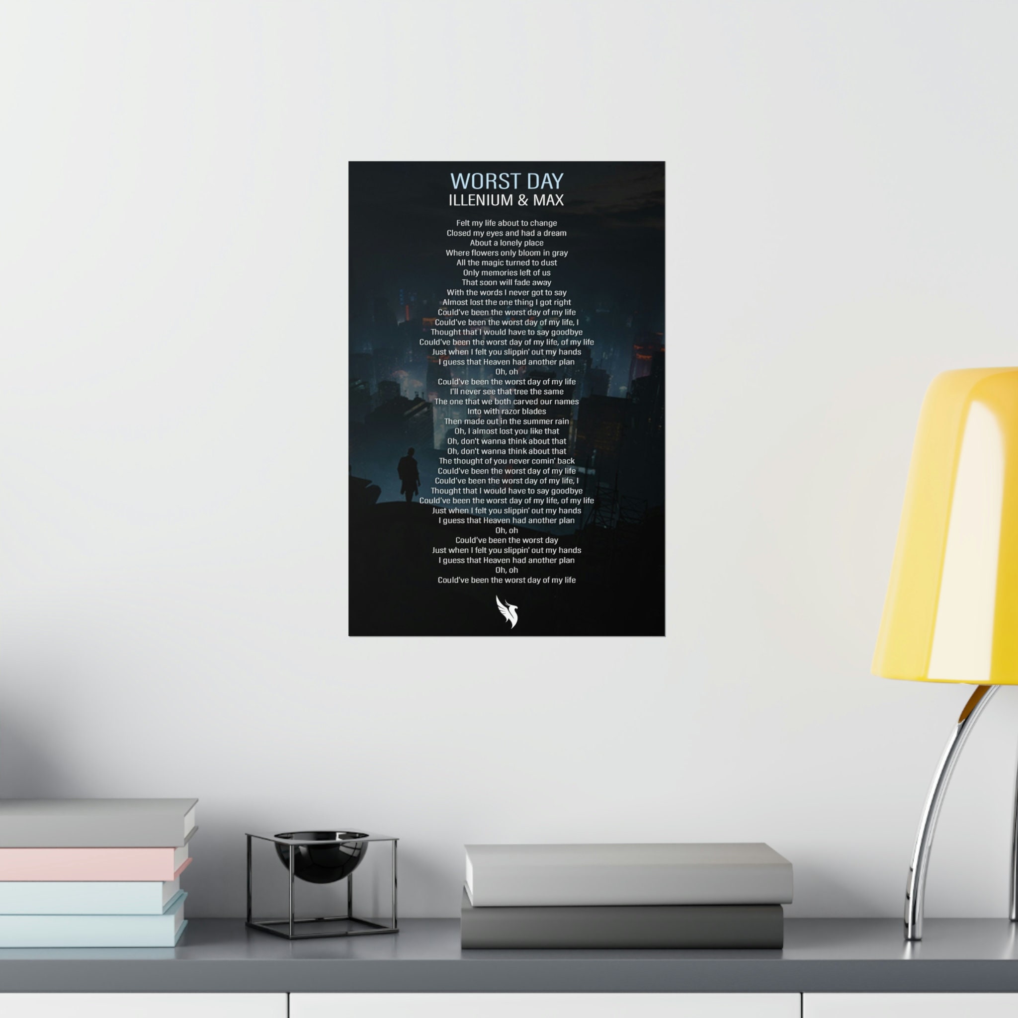 ILLENIUM Worst Day lyrics Poster - Etsy