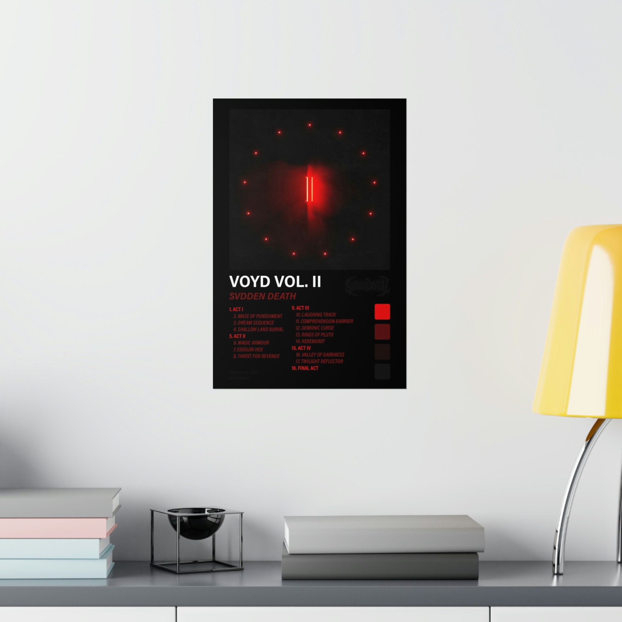 SVDDEN DEATH VOYD Vol. 2 album Poster - Etsy