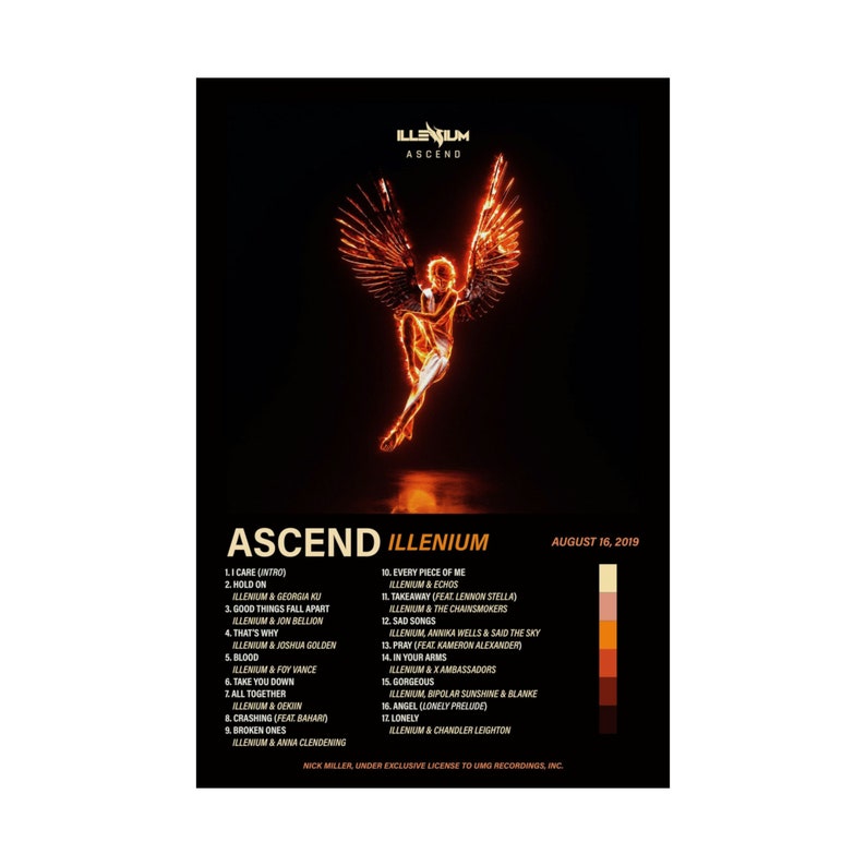 ILLENIUM - Ascend (album Poster) - Etsy ILLENIUM - Ascend (album Poster) - Etsy