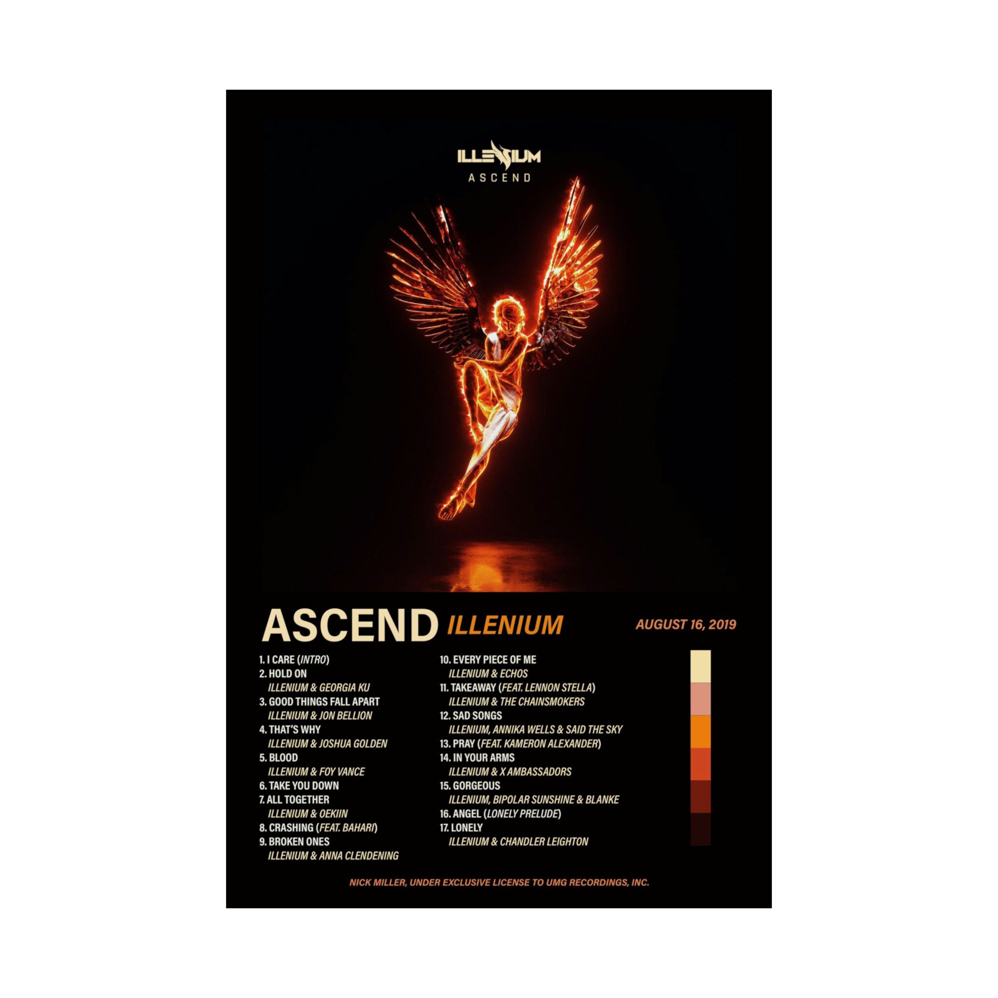 ILLENIUM Ascend album Poster - Etsy