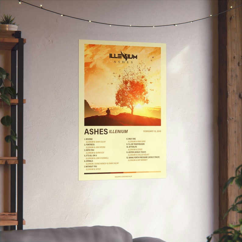 ILLENIUM - Ashes (album Poster) - Etsy