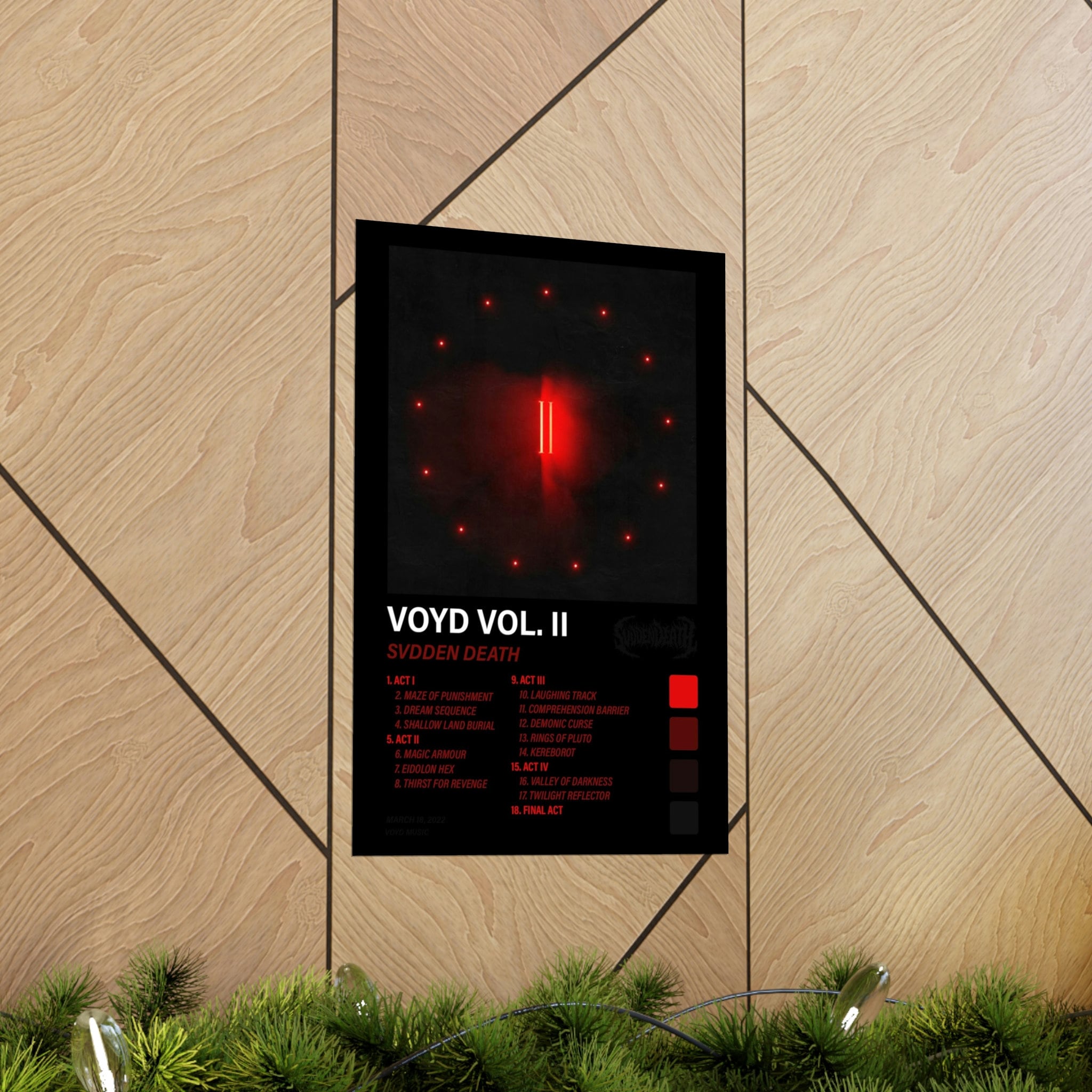 SVDDEN DEATH - VOYD Vol. 2 (album Poster) - Etsy