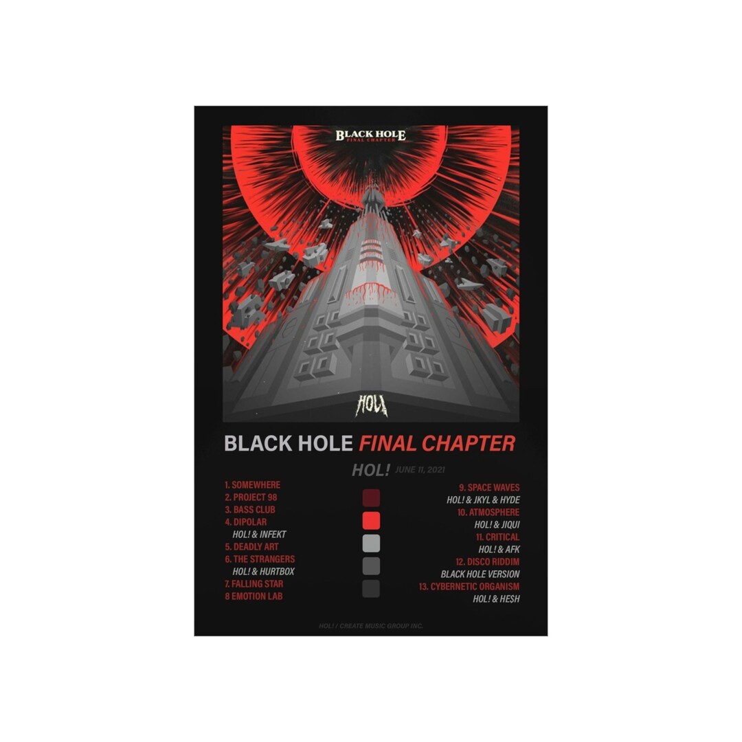 HOL! - Black Hole Final Chapter (album Poster) - Etsy