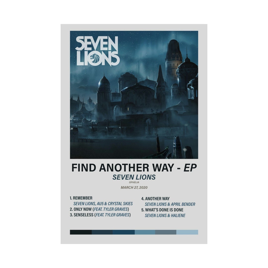 Seven Lions - Find Another Way (EP Poster) - Etsy