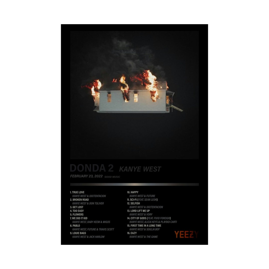 Kanye West Donda 2 album Poster - Etsy