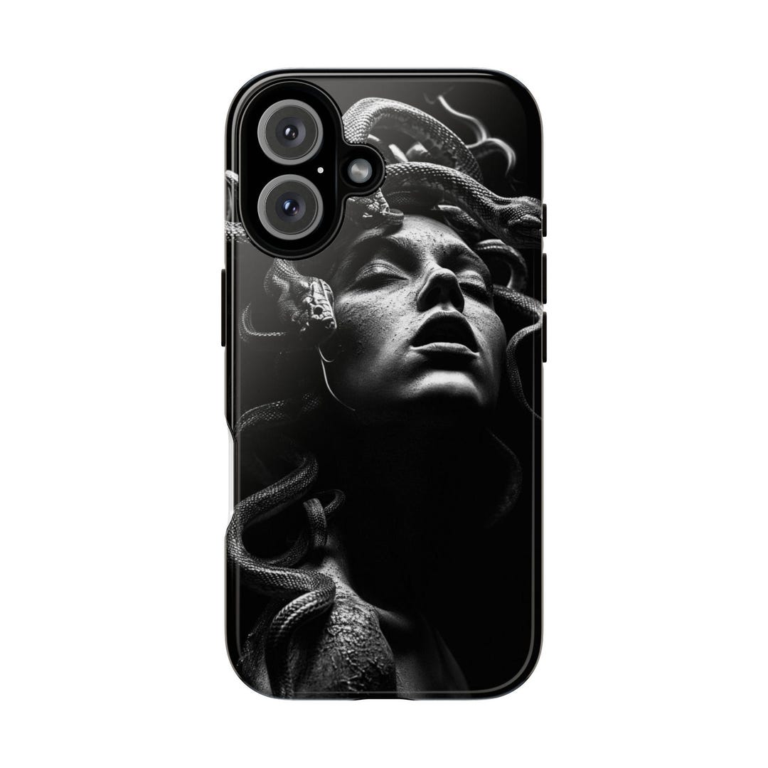 Gothic Phone Case With Medusa Design, Halloween Accessory, Personalized ...