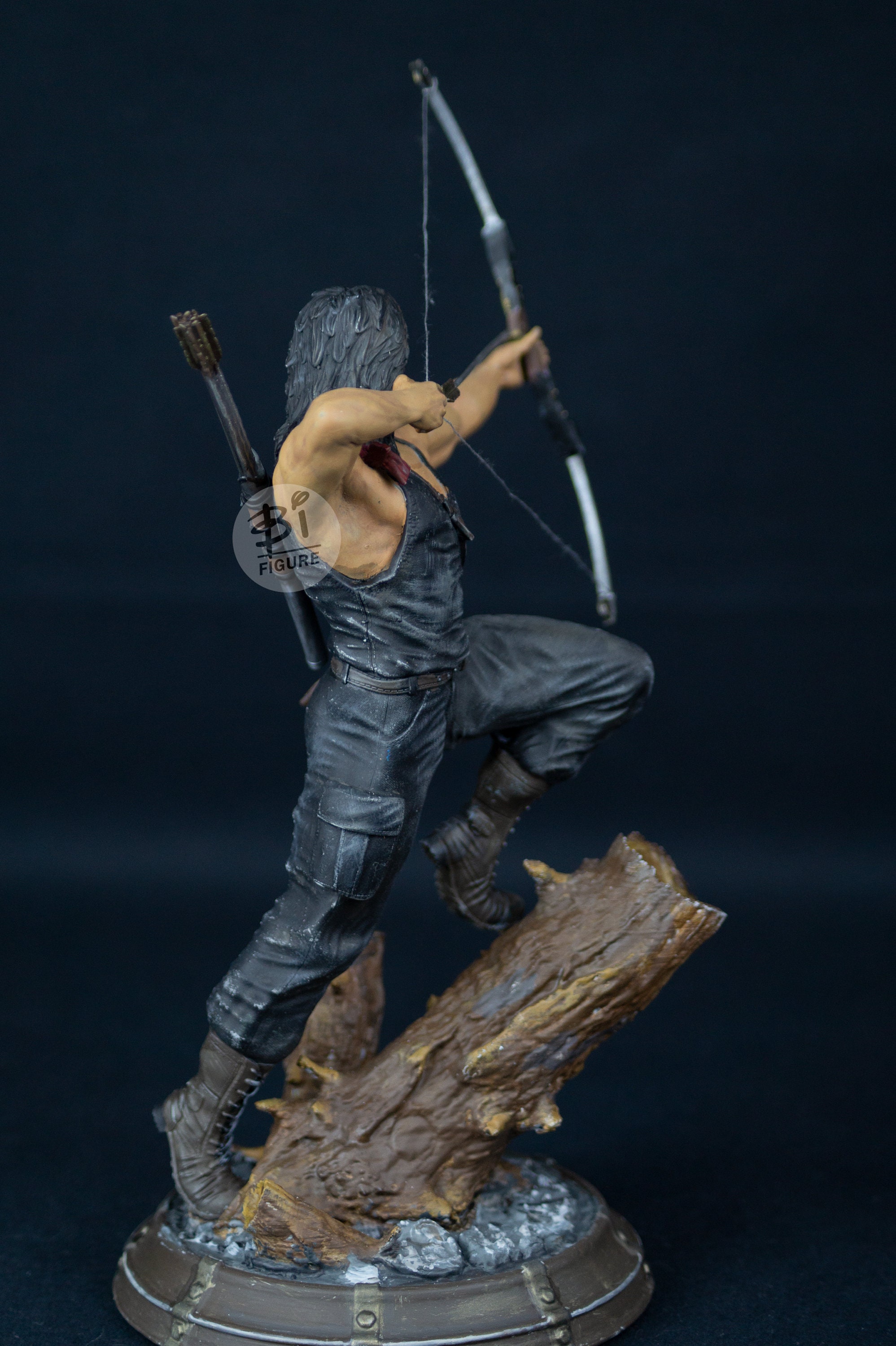 Rambo , Model , 3D Print Figure 12 Inches / 30 Cm Resin Figure / Statue ...
