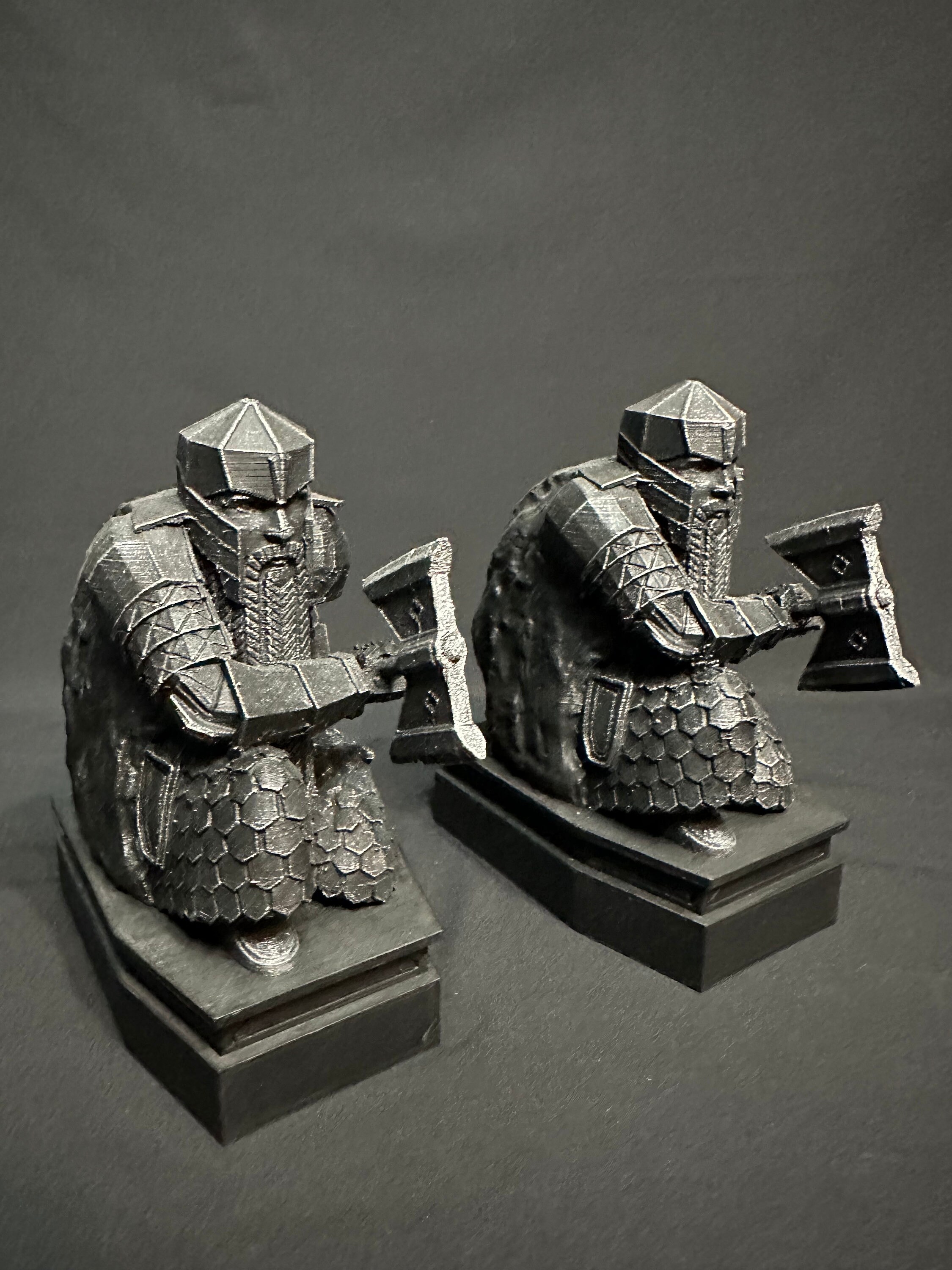 Dwart Erebor Guardian Bookend LOTR Lord of the Rings, 3D Print Figure 7 ...