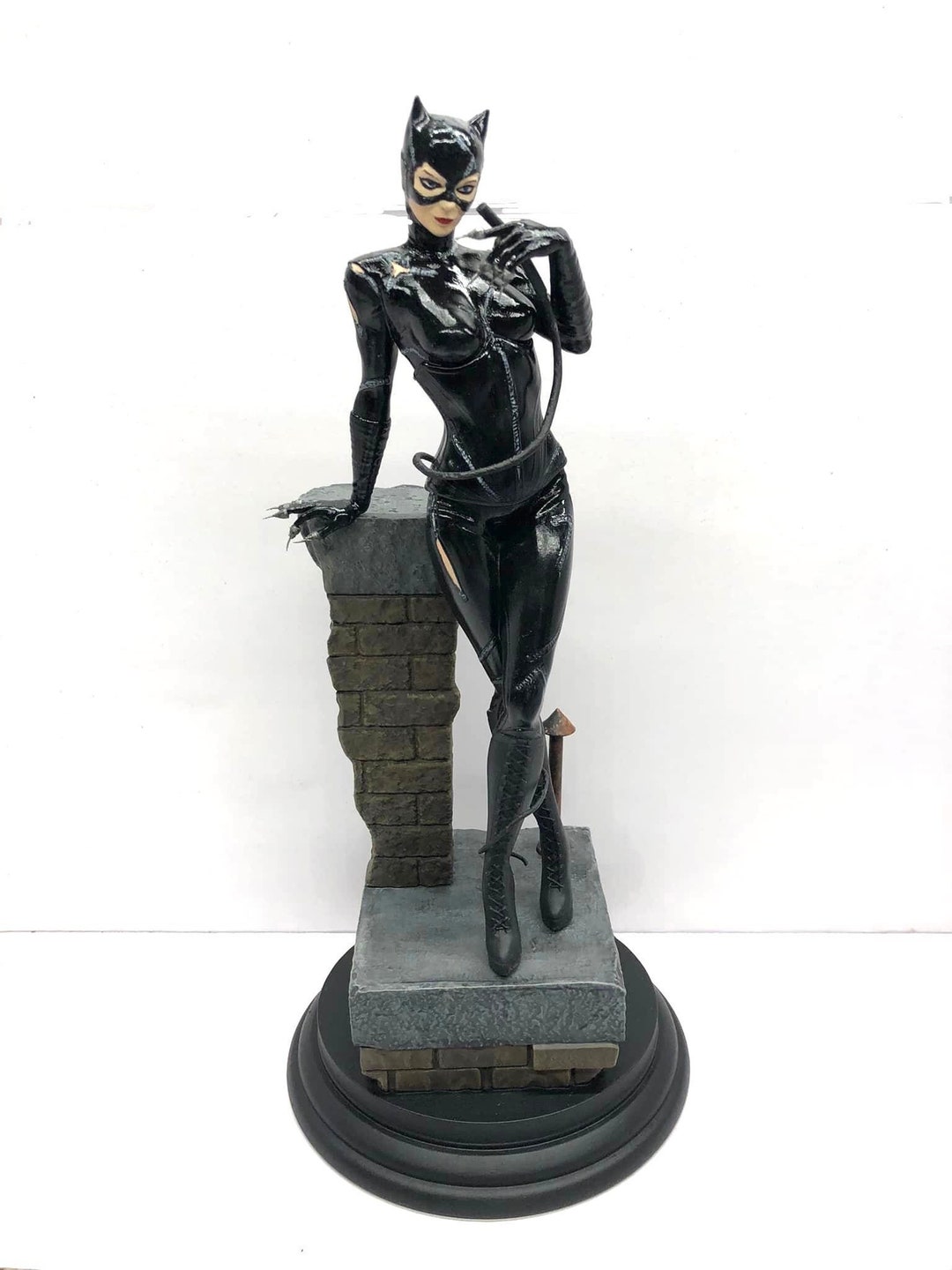 Black Cat Woman | DC , 3D Print Figure (12" Inches / 30 Cm) | Resin ...