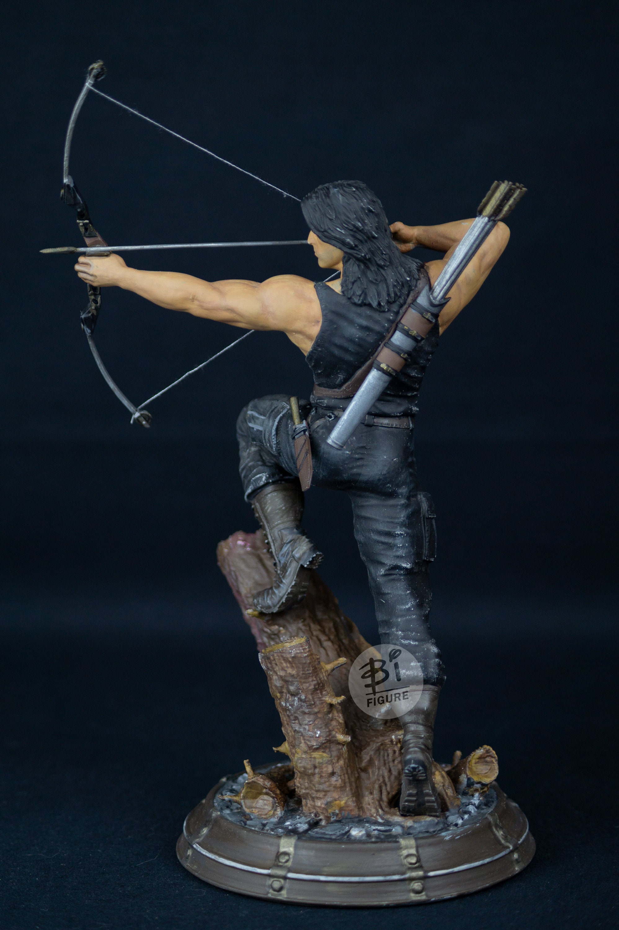 Rambo , Model , 3D Print Figure 12 Inches / 30 Cm Resin Figure / Statue ...