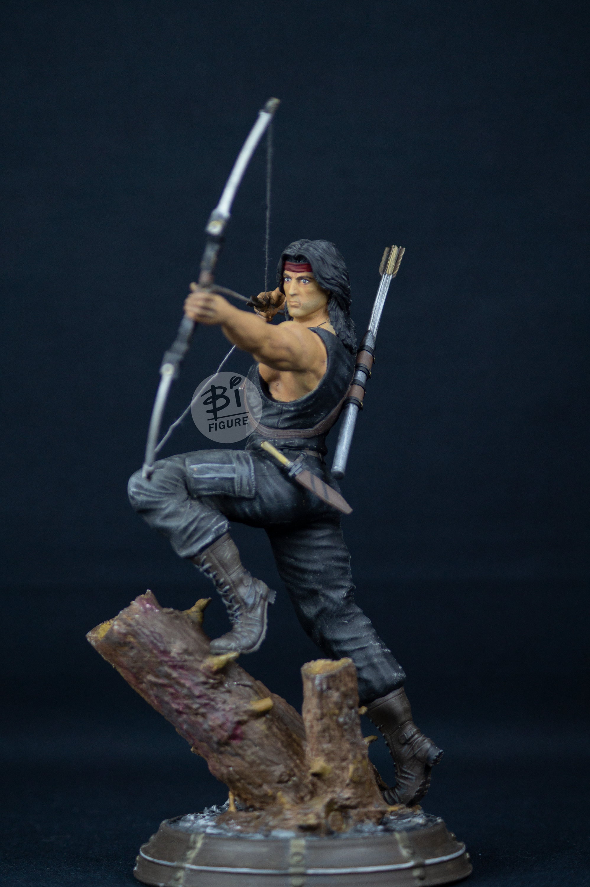 Rambo , Model , 3D Print Figure 12 Inches / 30 Cm Resin Figure / Statue ...