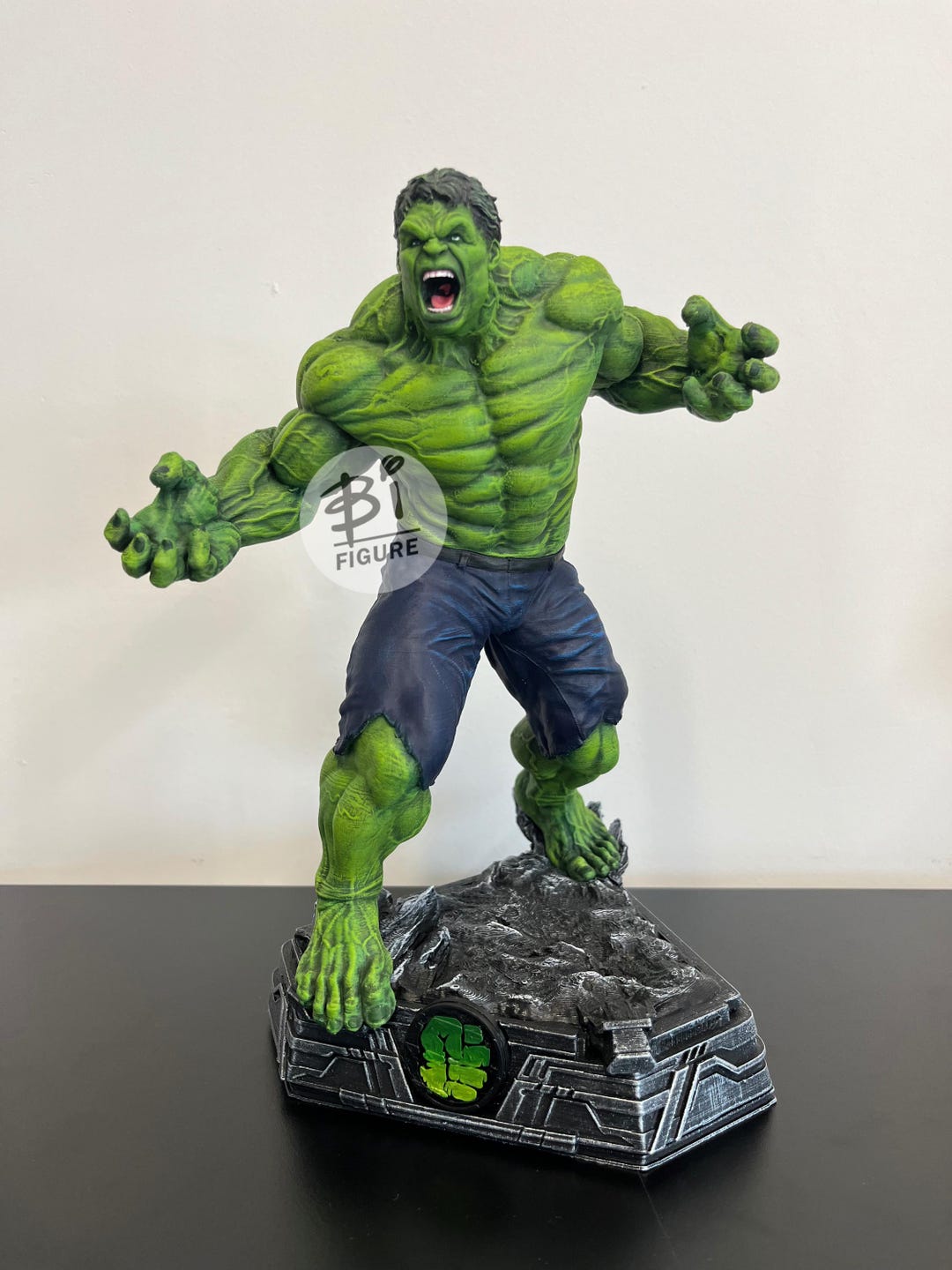 Hulk | MARVEL , 3D Print Figure (adjustable Size) | Resin and Pla ...