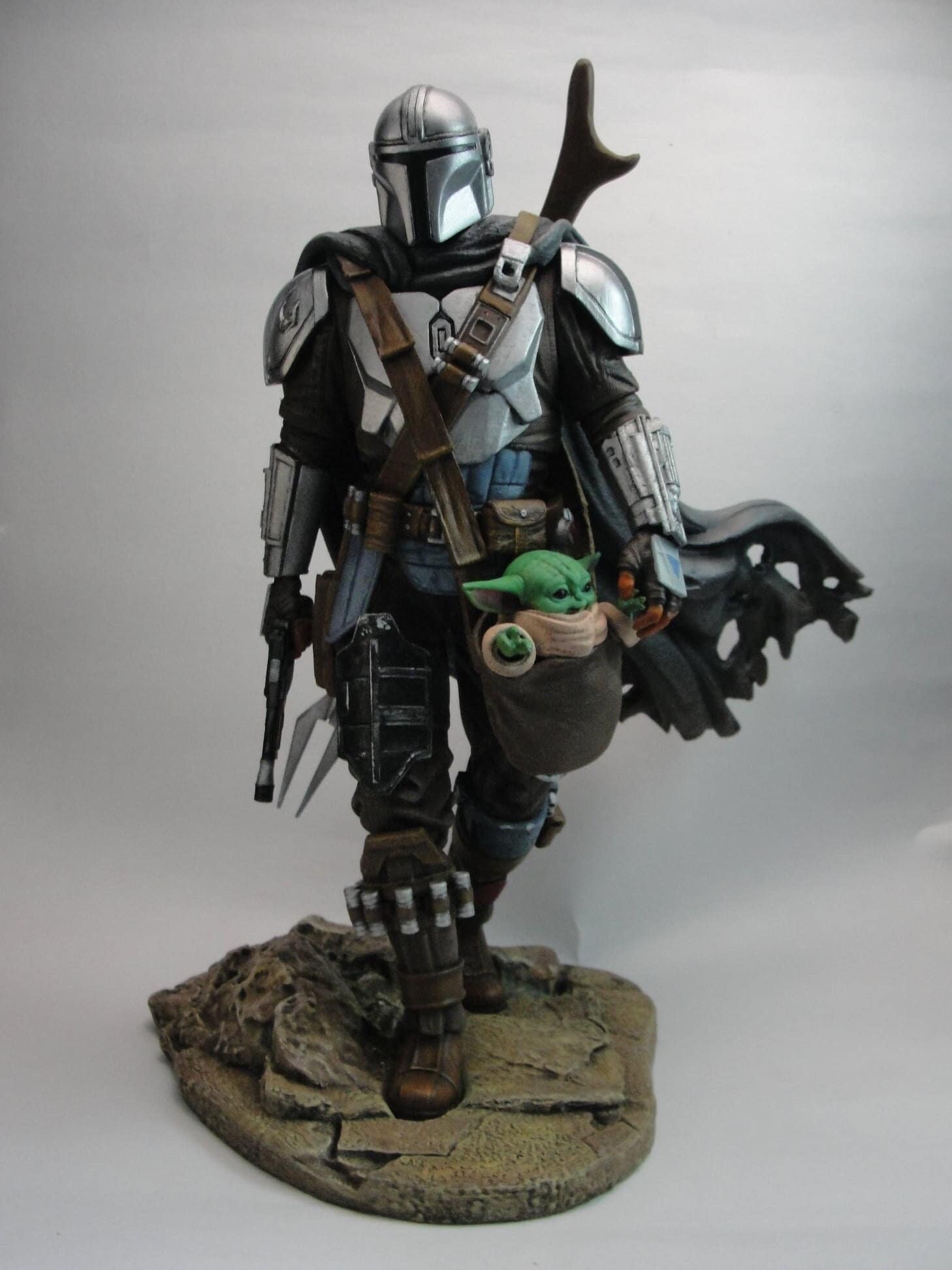 The Mandalorian Grogu STAR WARS , 3D Print Figure 12 Inches / 30 Cm ...