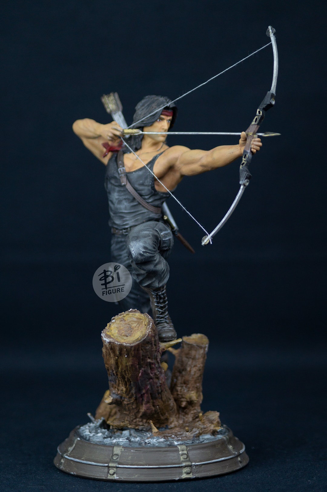 Rambo , Model , 3D Print Figure (12" Inches / 30 Cm) | Resin Figure ...