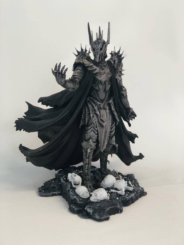 Sauron LOTR Lord of the Rings, 3D Print Figure 12 Inches / 30 Cm Dark ...