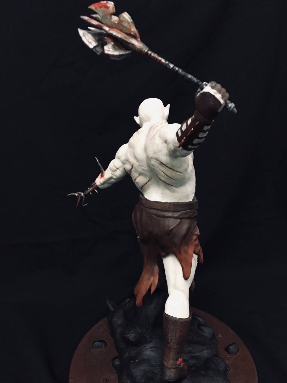 Azog LOTR Lord of the Rings, 3D Print Figure 12 Inches / 30 Cm Dark ...