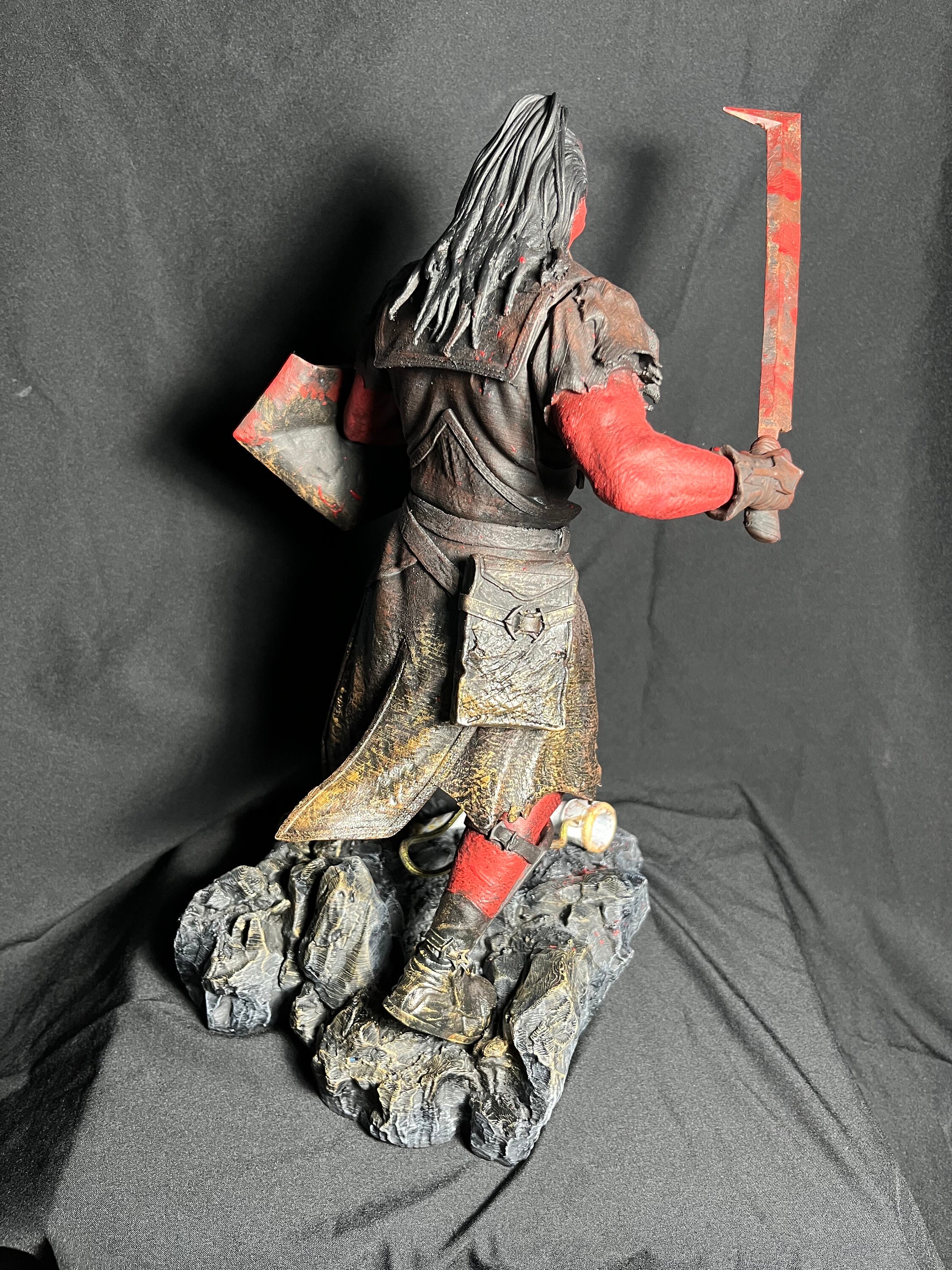 Lurtz LOTR Lord of the Rings, 3D Print Figure 12 Inches / 30 Cm Dark ...