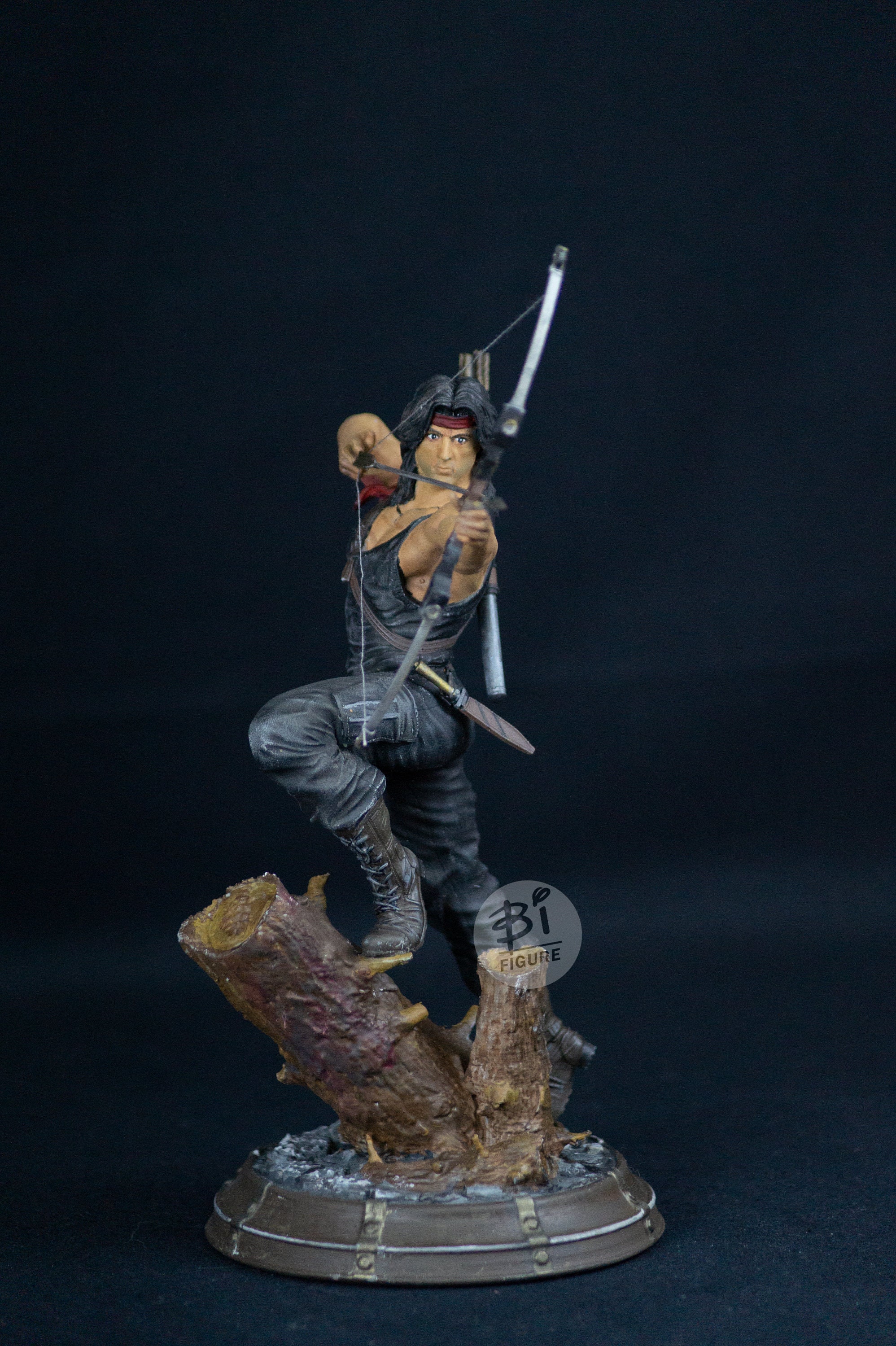 Rambo , Model , 3D Print Figure 12 Inches / 30 Cm Resin Figure / Statue ...