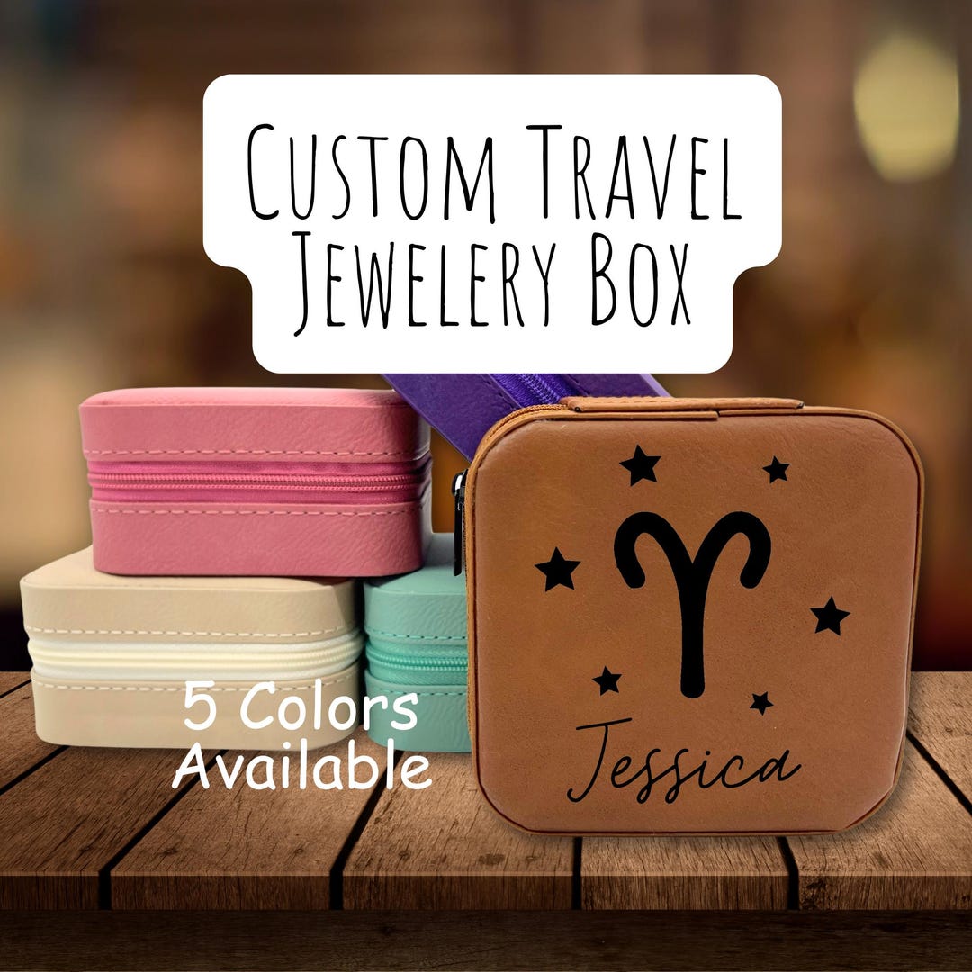 Personalized Zodiac Jewelry Box: Custom Engraved Star Sign Keepsake - Etsy