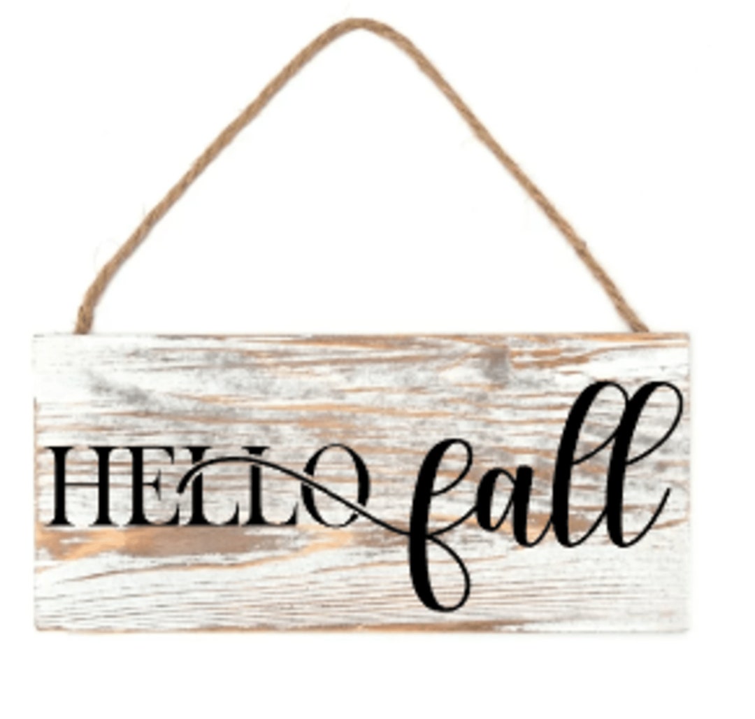 Hello Fall Cut File SVG PNG Craft Decor Printable D10 - Etsy