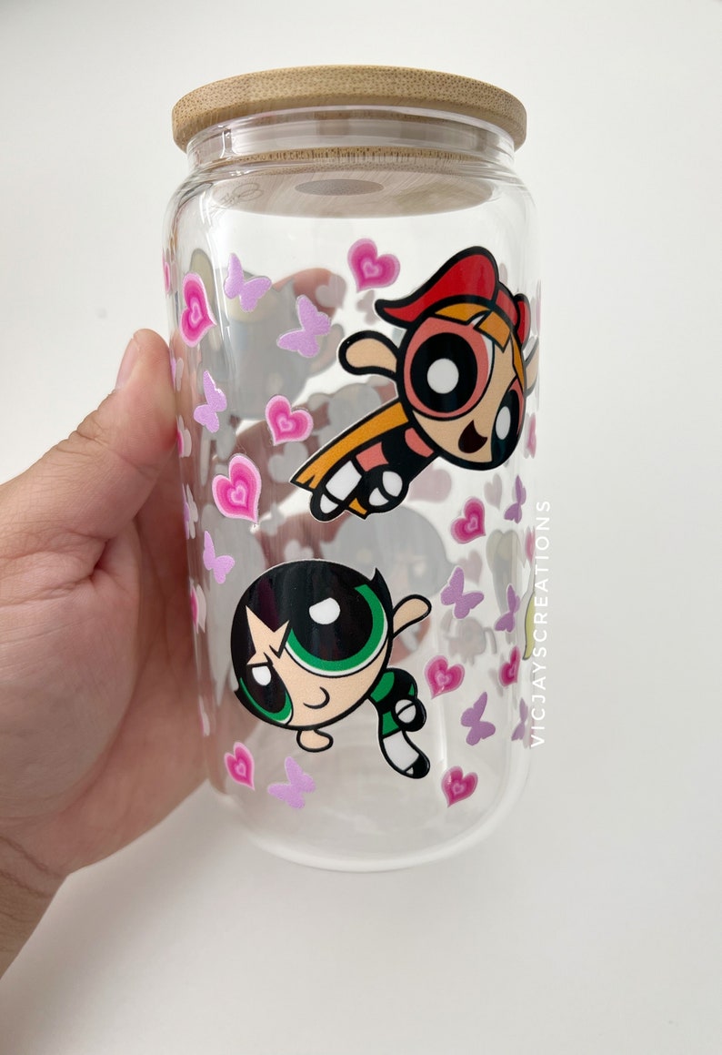 Girls Coffee Cup Pink Pretty Cup Clear Glass - Etsy