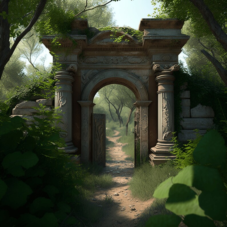 Enchanted Forest Gate - Etsy