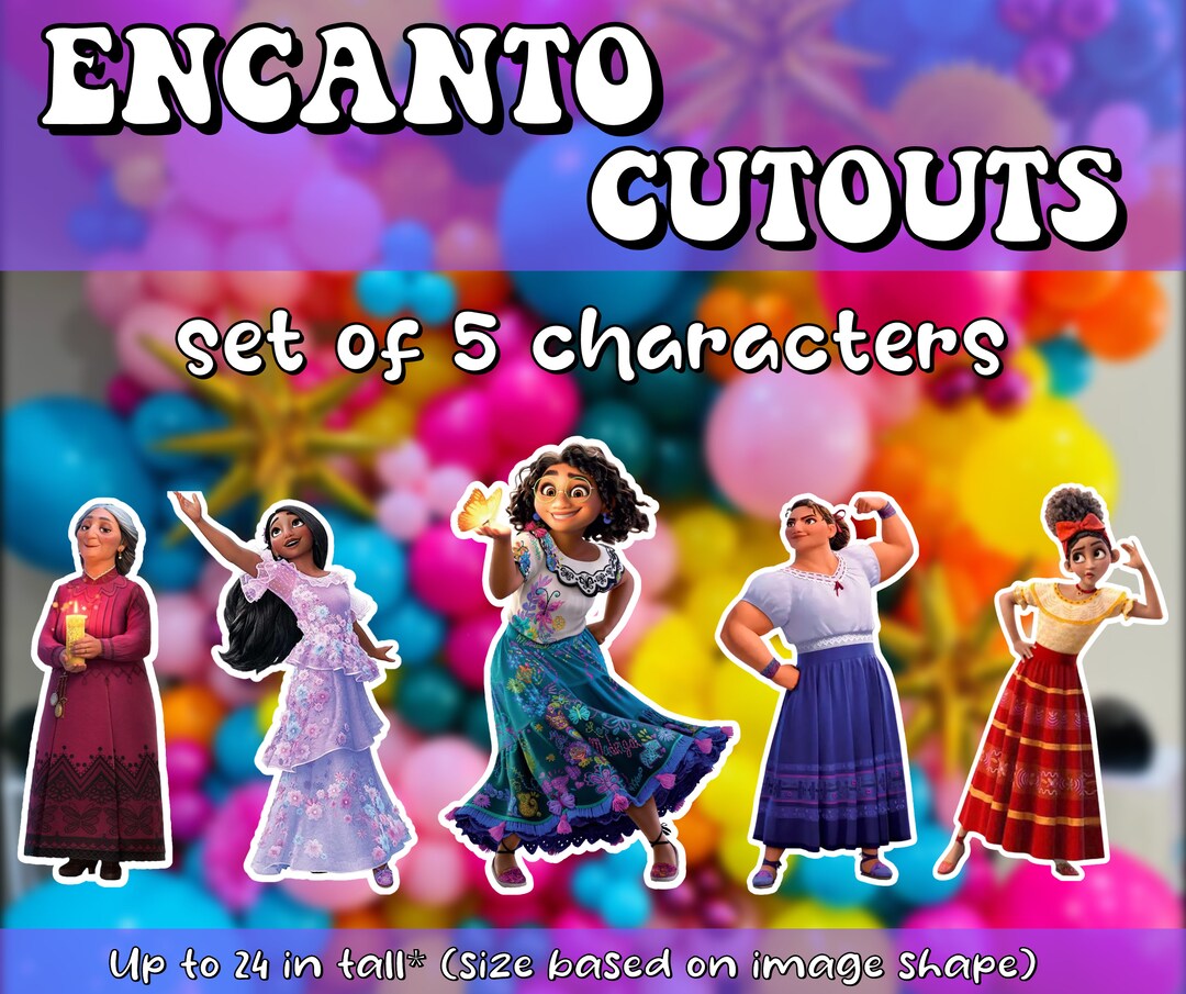 Encanto Character Cutouts Party Signs Cutouts Standees - Etsy