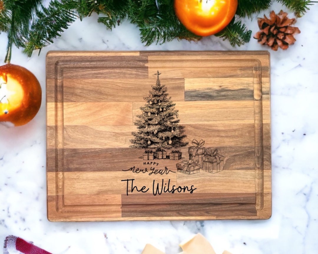 Dear Santa Board, Christmas Tree Cutting Board, Charcuterie Board ...