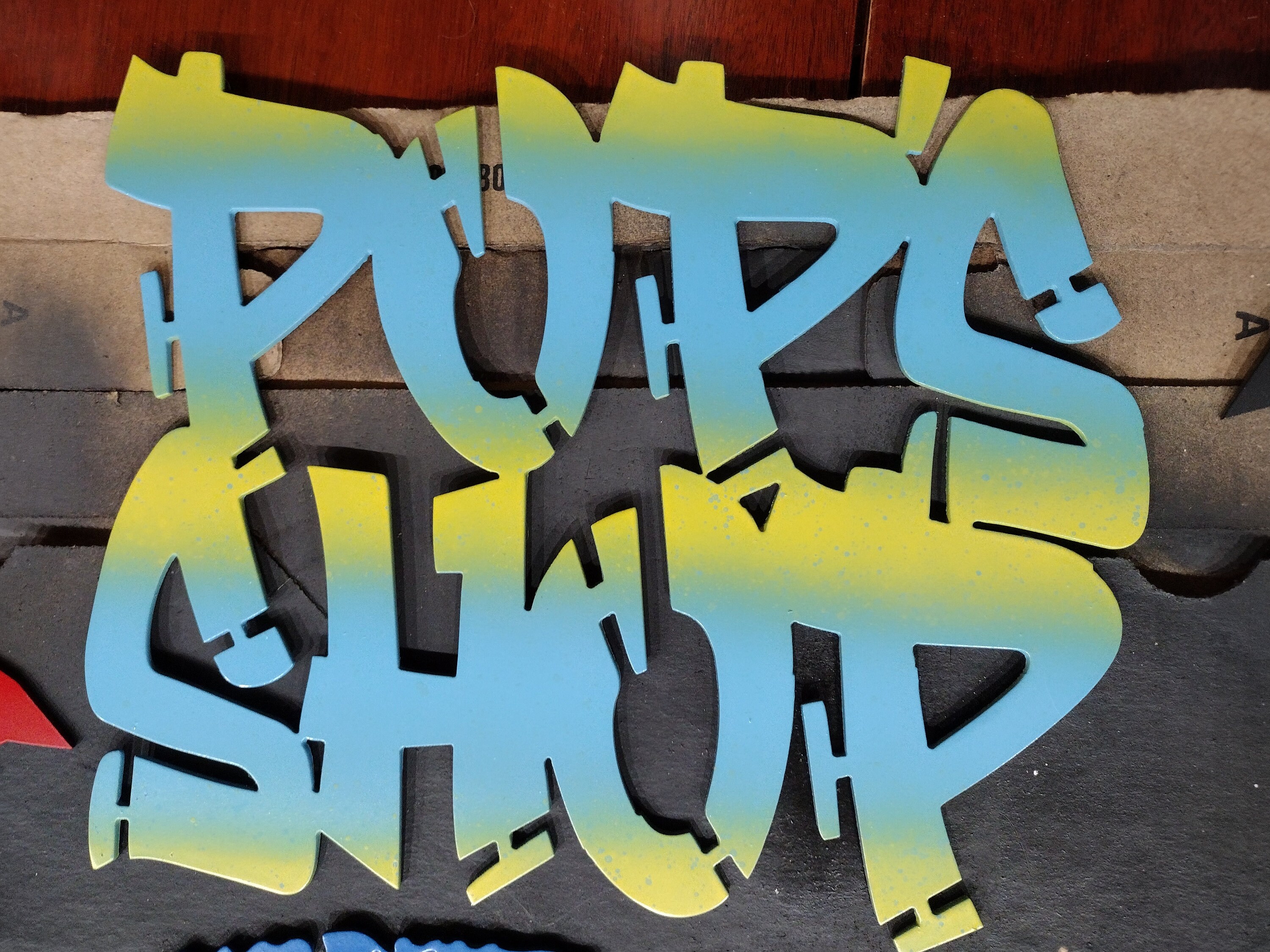 STEEL STREET ART Room Sign Graffiti Personalized for Home or Business ...