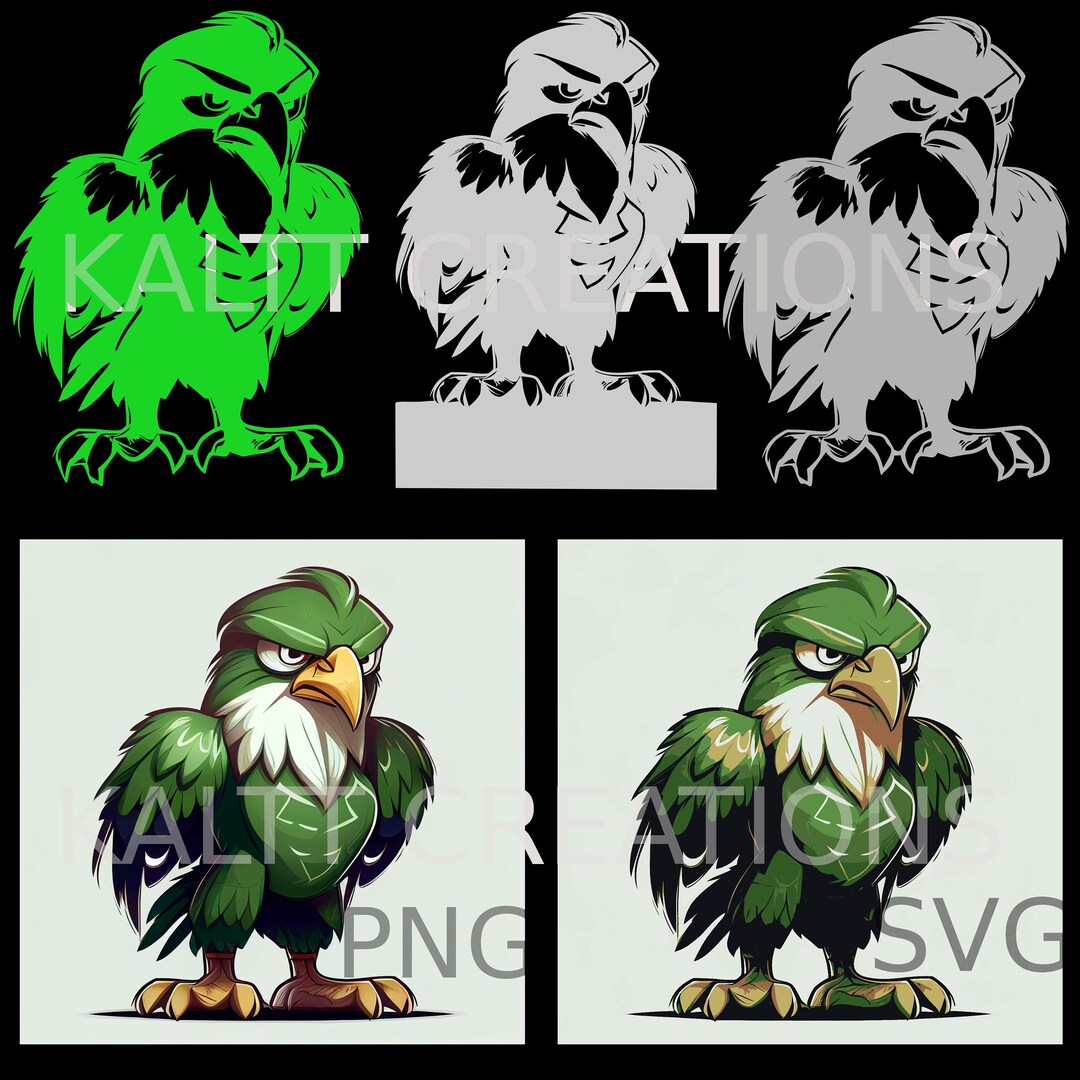 GREEN EAGLES Vectors for Football Superbowl Sports PNG Svg Cricut ...