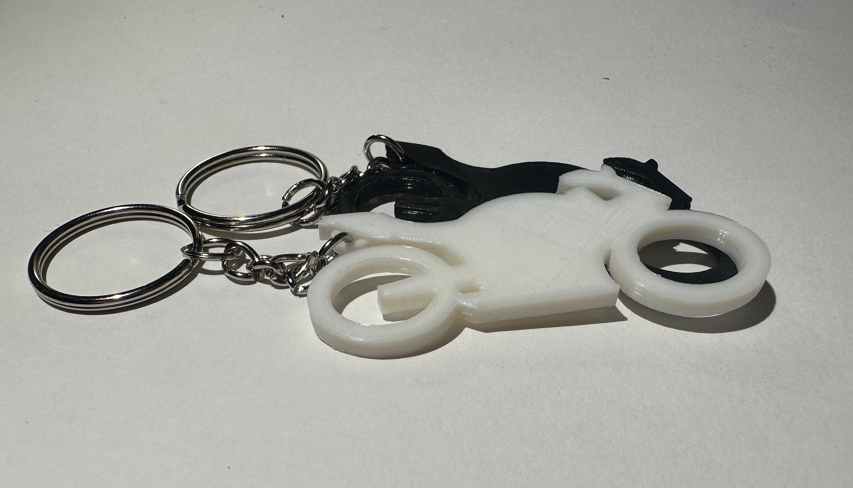 Personalised 3D Printed Motorbike Keyring Gift for Men | Motorcycle ...