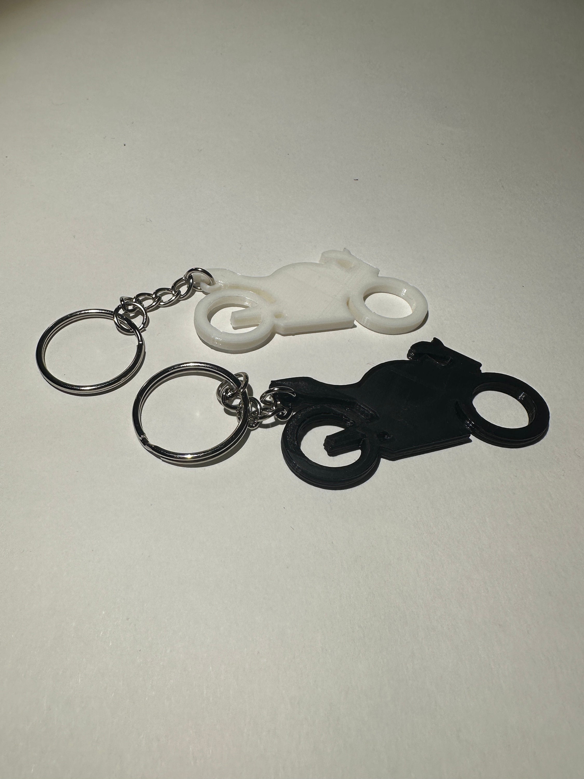 Personalised 3D Printed Motorbike Keyring Gift for Men | Motorcycle ...