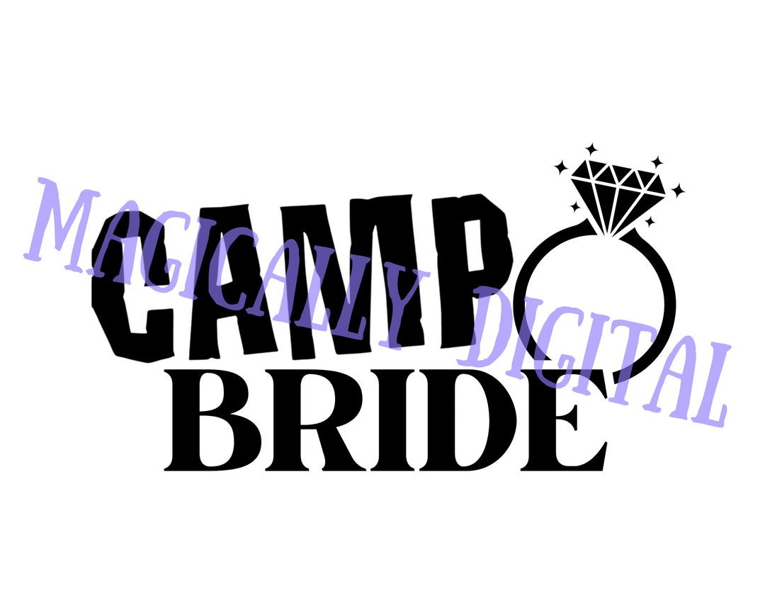 Camp Bride SVG - Etsy