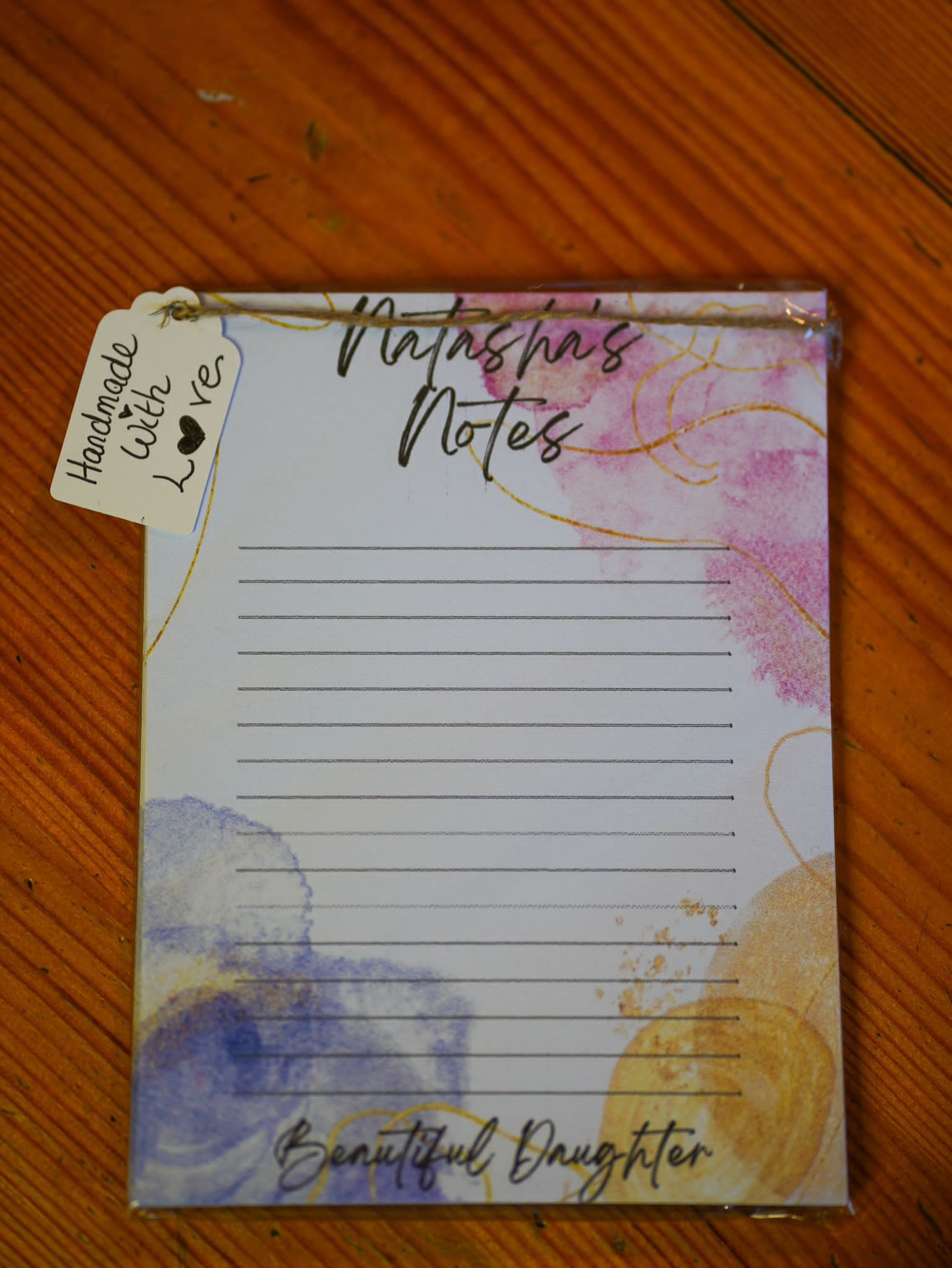 A5 Personalised Notepad - Etsy