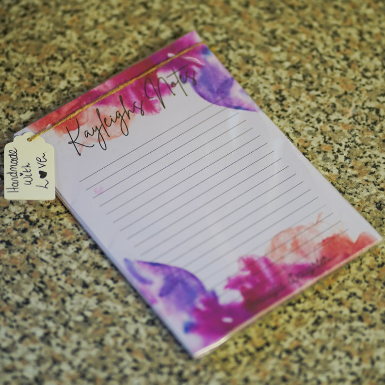 A5 Personalised Notepad - Etsy