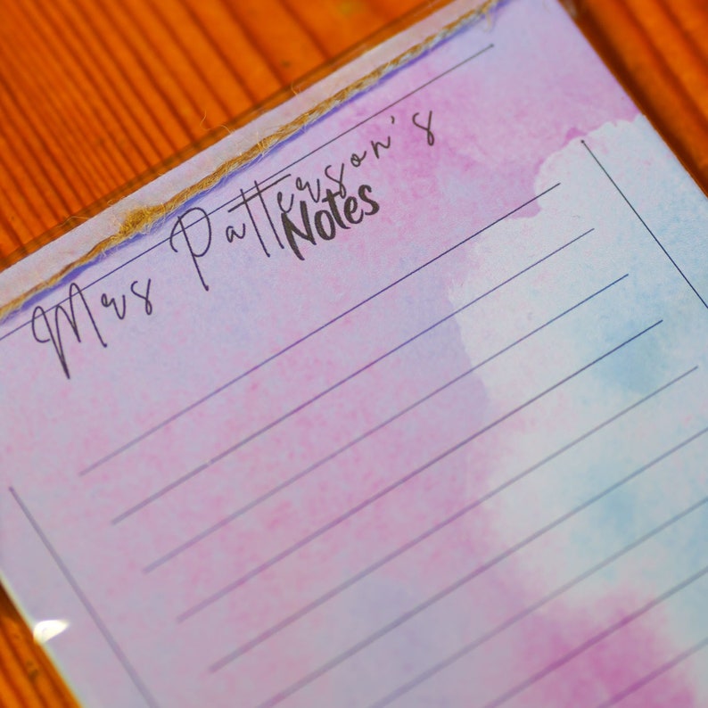 A5 Personalised Notepad - Etsy