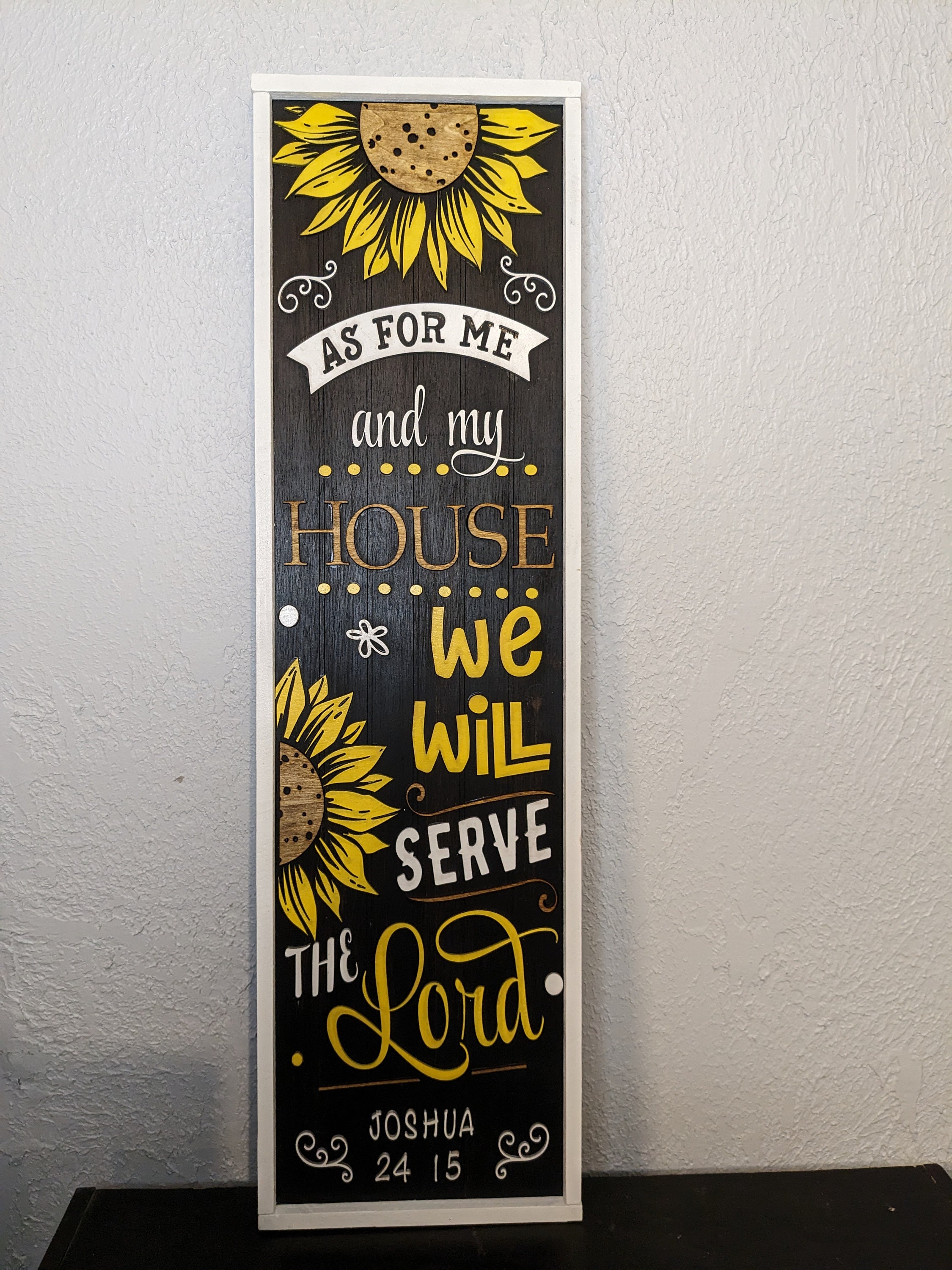 3D Farmhouse Porch Board Scripture Sign, Christian House Warming Gift ...