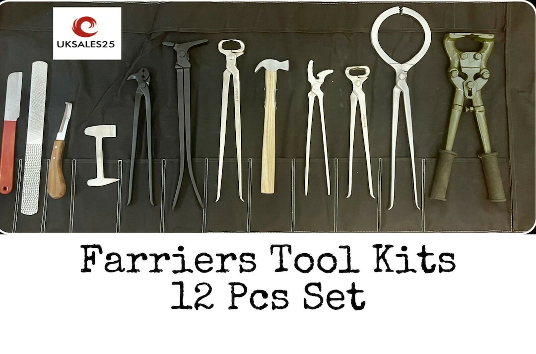 Professional Farriers Horse Tools and Trimming Tool Kits (UKSALES25 ...