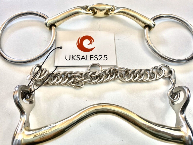 Weymouth Bradoon Bridle Bits Set Gs & Ss (UKSALES25®) *SAME DAY ...