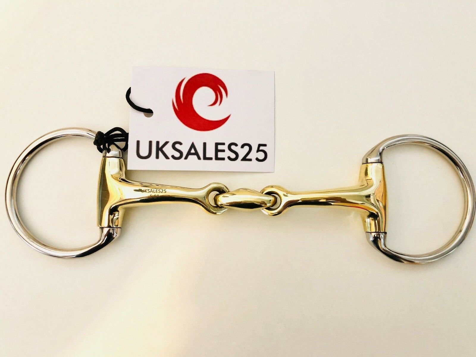 Eggbutt Snaffle Bit Curved MP With Lozenge (UKSALES25®) Same Day ...
