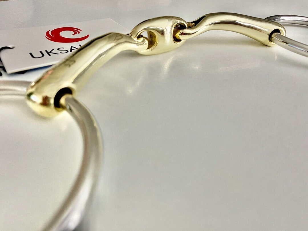 Loose Ring Snaffle Bit Curved Angled Mp / Lozenge (UKSALES25®) *SAME ...