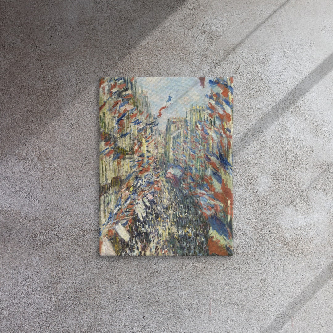 Claude Monet the Rue Montorgueil in Paris - Etsy