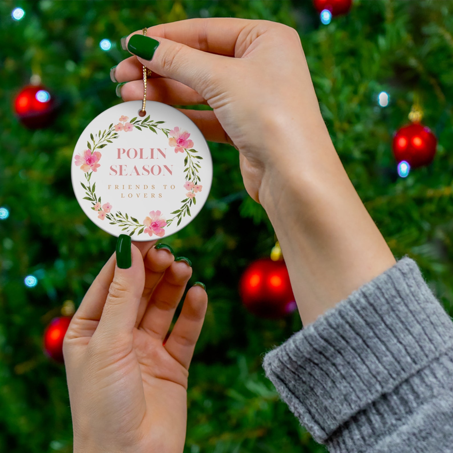 Polin Season Friends to Lovers Ceramic Ornament, Bridgerton Season ...