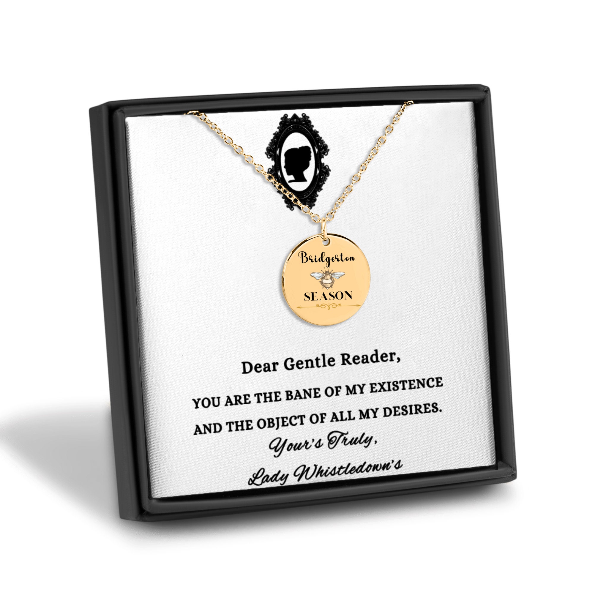 Bridgerton Coin Necklace, Bridgerton Necklace, Bridgerton Gifts ...