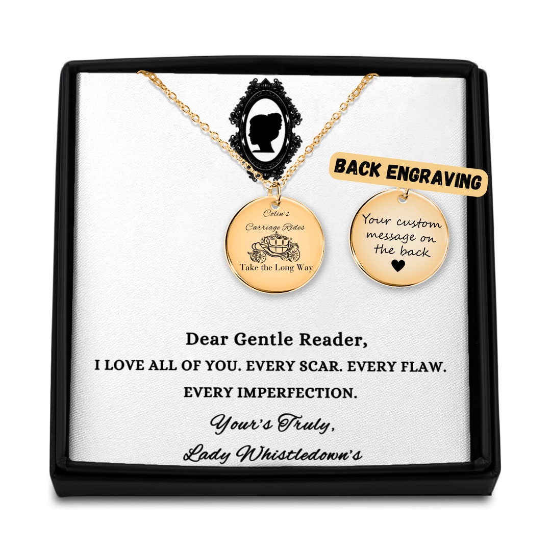 Collins Carriage Ride Bridgerton Coin Necklace, Bridgerton Merchandise ...