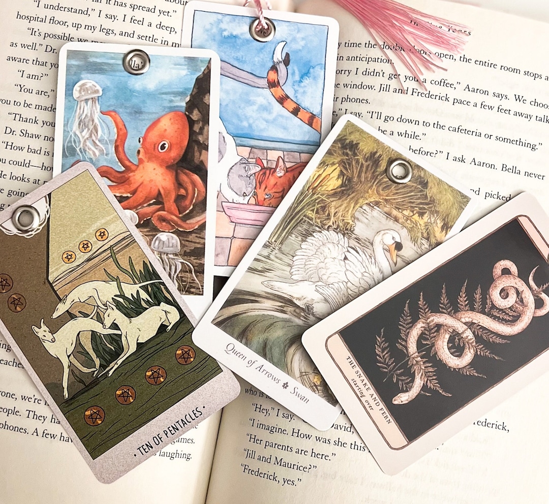 Intuitively Chosen Animal Tarot and Oracle Card Bookmark | Bookish ...