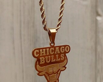 Chicago Bulls Pendant - Etsy