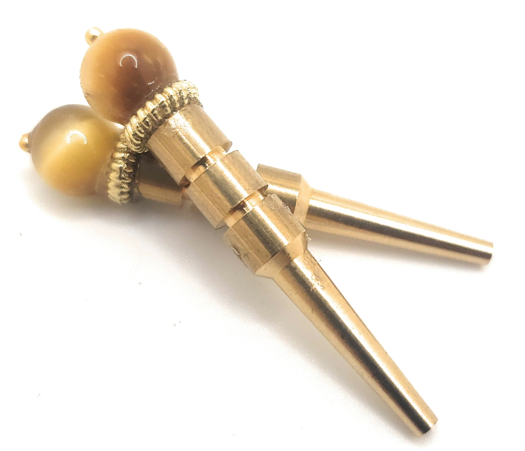 Golden Tiger Eye Bead Cribbage Pegs - Etsy