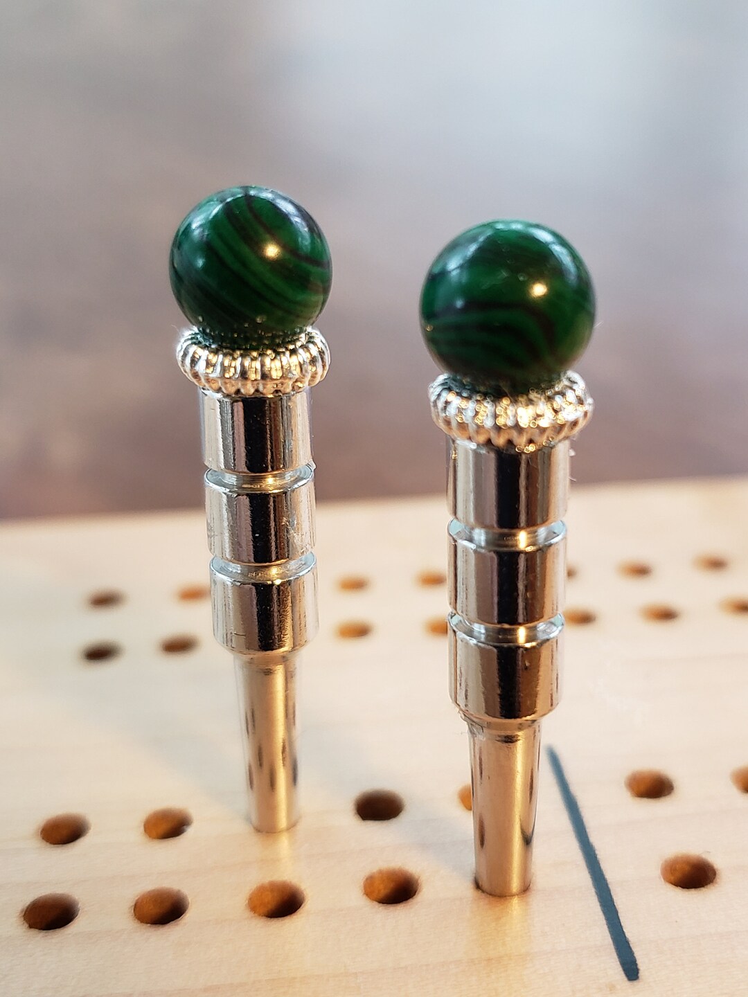 Malachite Green Cribbage Pegs - Etsy