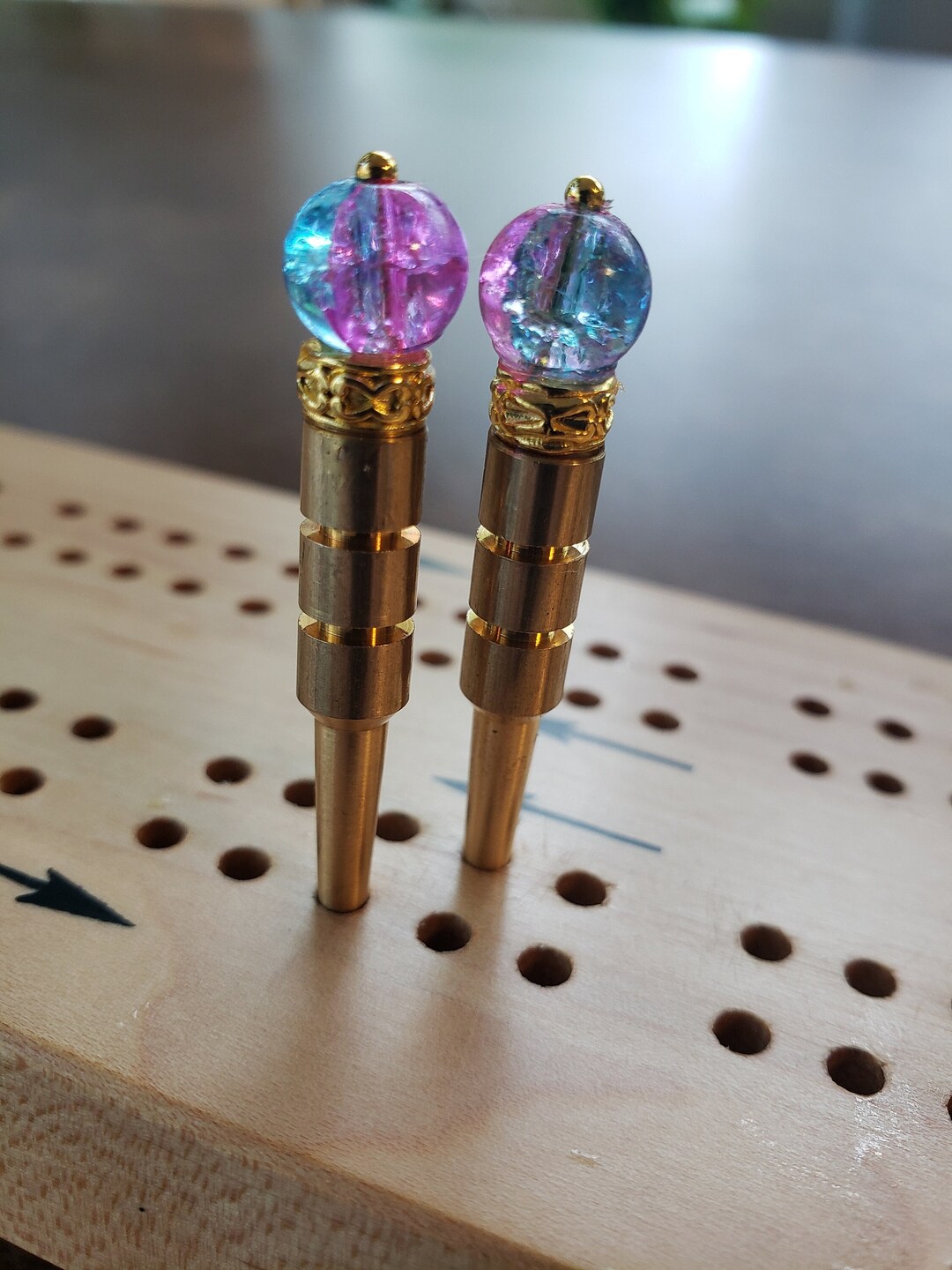 Unique Mermaid Glass Bead Cribbage Pegs - Etsy